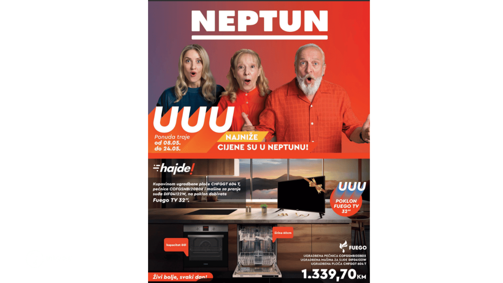 Novi katalog u Neptunu: Ugrabite Fuego uređaje i osvojite TV